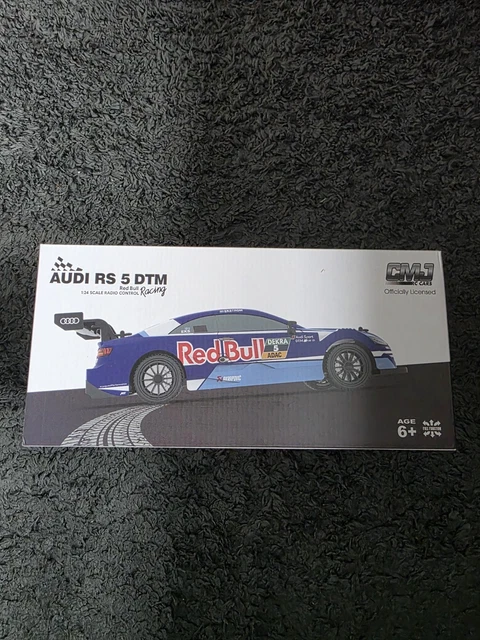 CMJ RC CARS Audi RS5 DTM Remote Control Car 1:24 Scale 2.4Ghz Red Bull ...