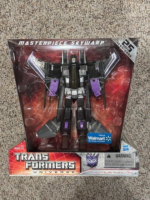 TRANSFORMERS G1 MASTERPIECE Skywarp Walmart Exclusive 25 Years NEW ...