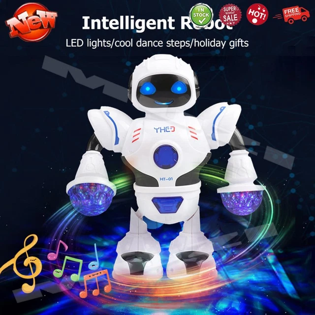 ~ ELECTRONIC DANCE Robot Movable Interactive Robot Toy for Kids Holiday ...