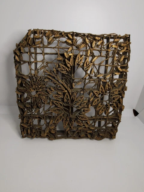 ANCIEN TAMPON FER matrice à imprimer le tissu objet de métier en cuivre ...