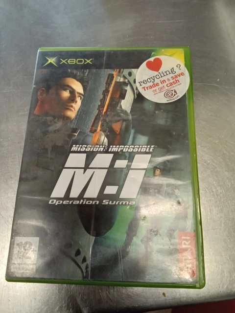 RARE ORIGINAL XBOX game MISSION IMPOSSIBLE M 1 Operation Surma Complete ...