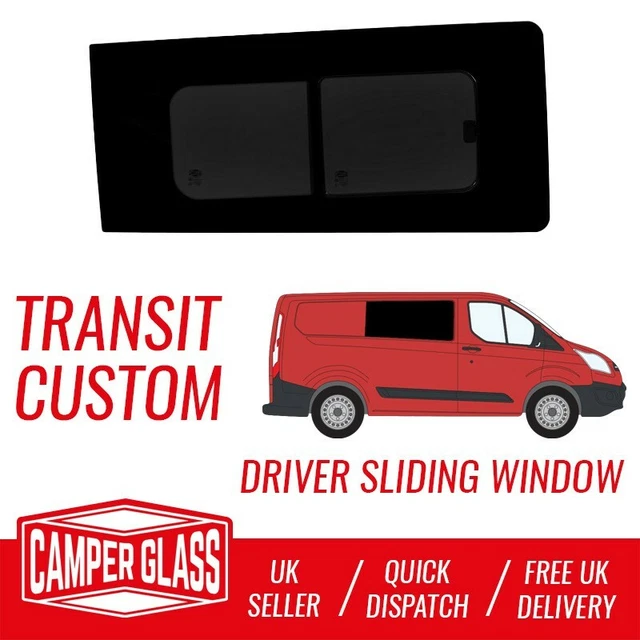FORD TRANSIT CUSTOM Driver Side Sliding Side Window, Opening Privacy ...