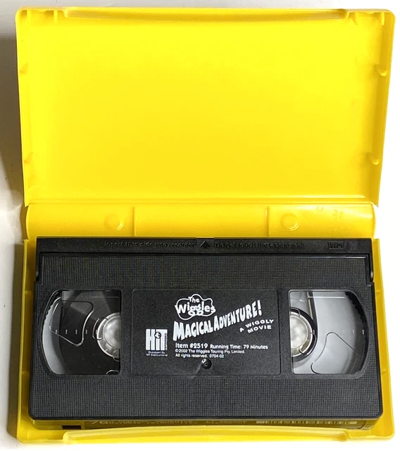 THE WIGGLES MAGICAL ADVENTURE! VHS 2003 INCLUDES 16 SONGS! VINTAGE KIDS ...