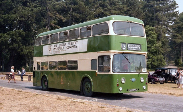 BUS PHOTO - King Alfred, Winchester Leyland Atlantean Bus Hor 591E £0. ...