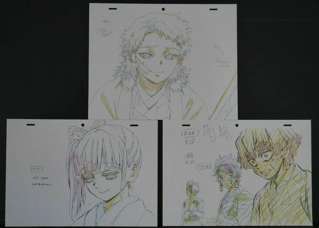 DEMON SLAYER : Kimetsu no Yaiba TV Animation - Fukusei Genga B Set ...