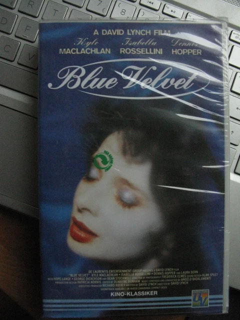 VHS BOX SEALED Blue Velvet David Lynch vintage Film I. Rossellini ...