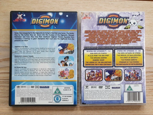 2 X DIGIMON DVD Togemon in Toy Town & Sub Zero Ice Punch £5.99 ...