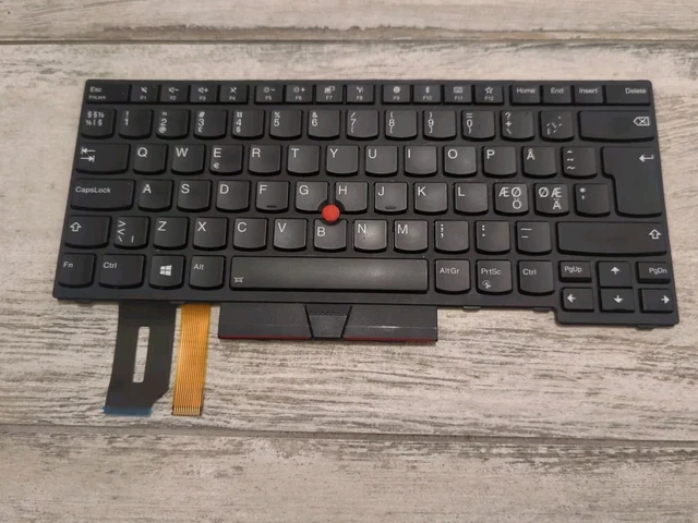 KEYBOARD NO LAYOUT QWERTY Lenovo Thinkpad T480s L390 E490 T490 backlit ...