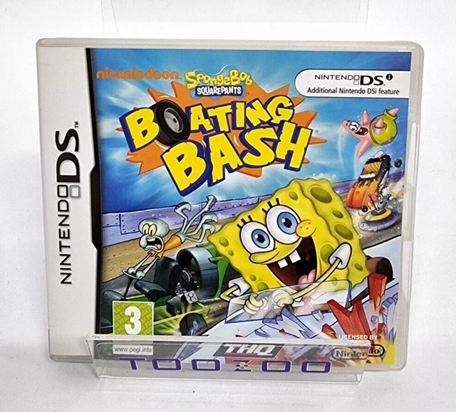 SPONGEBOB SQUAREPANTS: BOATING Bash Nintendo DS DSI DSL NDS 3DS Game ...
