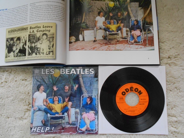 LES BEATLES VERY Rare French Ep Help Soe 3769 Edition Limitee France ...