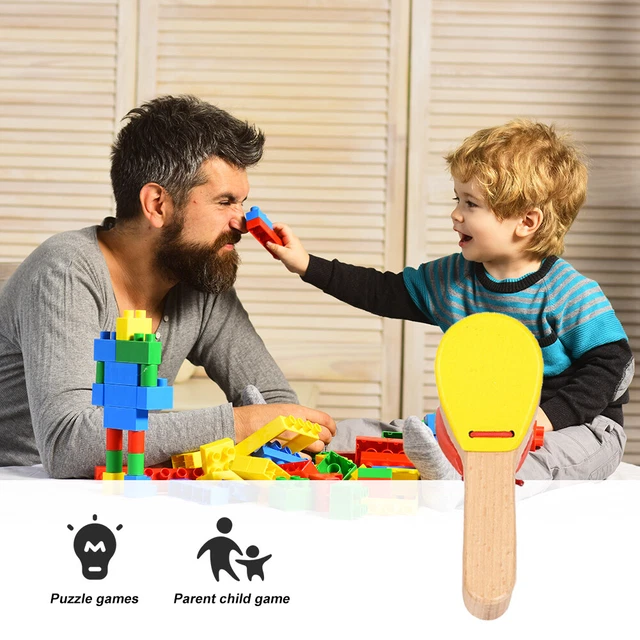 WOODEN CASTANET CLAPPER Orff Clapping Board for Kids Children Toy ...