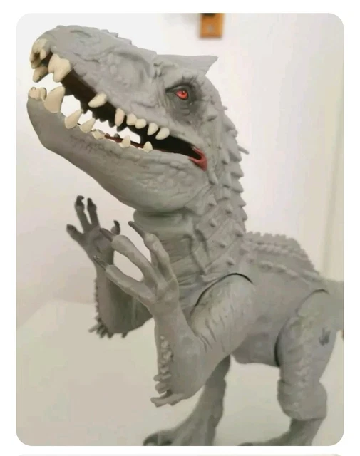 HASBRO JURASSIC WORLD Large Indominus Rex Light Up & Sounds +Dinosaur ...