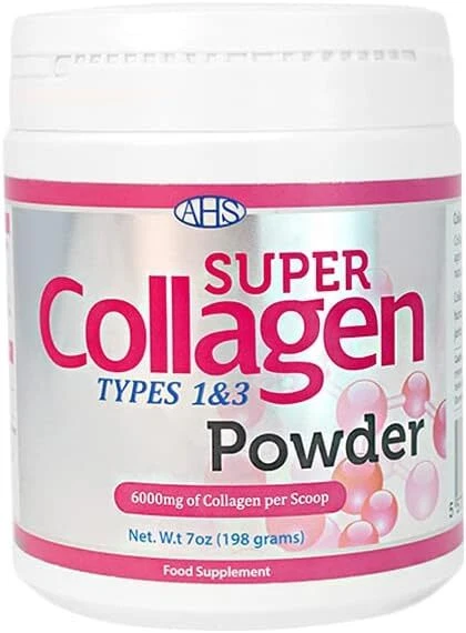 AHS 198G/ 7OZ Super Collagen Powder- 6000MG Per Scoop £20.45 - PicClick UK