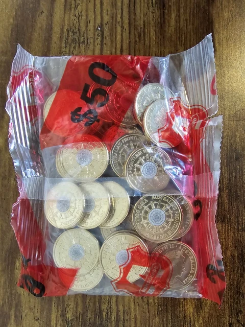 FRONTLINE WORKERS $2 Two Dollar Coloured Coin Front Line 2022 ...