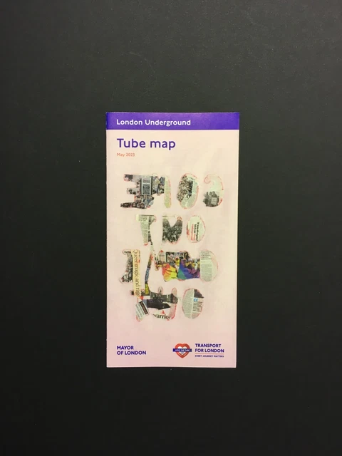 LONDON UNDERGROUND, TUBE Map. Dated May 2023 FREE P+P £1.99 - PicClick UK