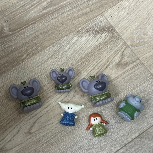 DISNEY ANIMATORS COLLECTION frozen rock trolls and Elsa Anna rag doll £ ...