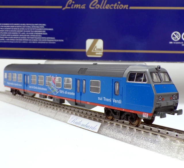 LIMA CARROZZA PILOTA TE CON LUCI LIVREA BLU CARTA AMICOTRENO FS art ...