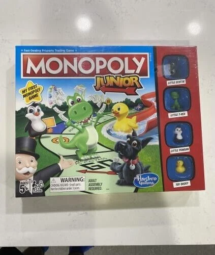 HASBRO GAMING - Monopoly Junior Table Top Game, Board Game BRAND NEW ...