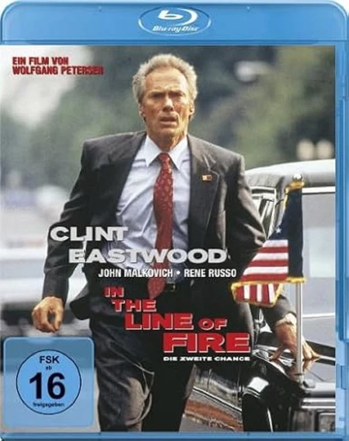 IN THE LINE OF FIRE (BLU-RAY) (Blu-ray) Clint Eastwood John Malkovich ...