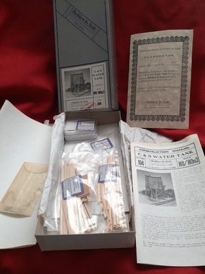 BUILDERS IN SCALE C&S Water Tank HO/HOn3 Model Kit £49.60 - PicClick UK