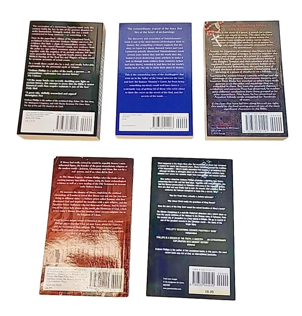 THE BIBLE CODES 5-Book Set Tutankhamun Deception Act Of God Religious Paperbacks $24.99 ...