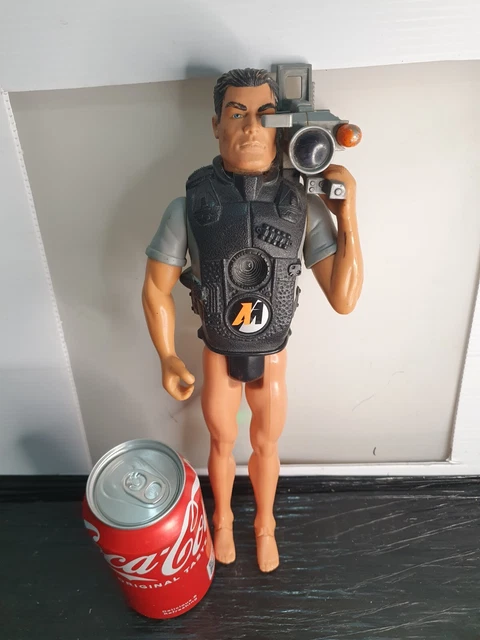 HASBRO 1998 ACTION Man Mission Photo Camera Reporter Action Man Figure ...