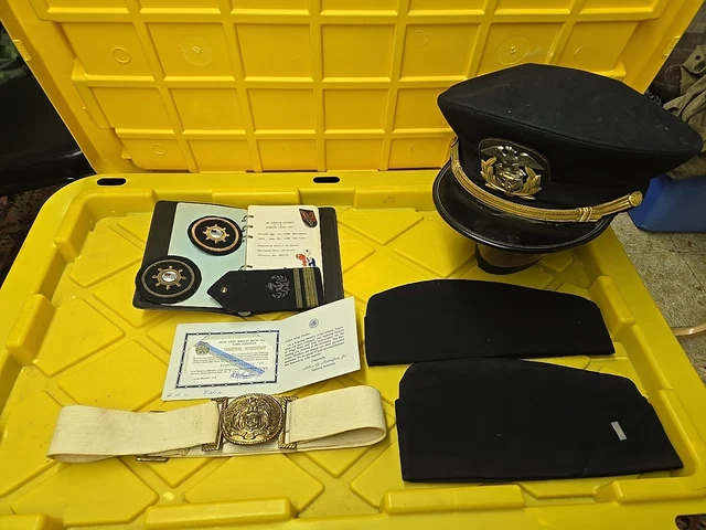 WW2 US MERCHANT Marine Kings Point Cadet Uniform Grouping Named £98.63 ...