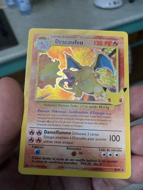 POKÉMON DRACAUFEU 4/102 Célébration 25ans EUR 189,90 - PicClick FR