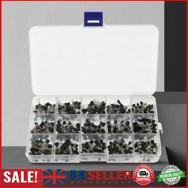 TO-92 TRANSISTOR KIT 50-1000mA Transistor Set 2N2222 2N3904 2N5401 2N3906 2N5551 £9.19 - PicClick UK