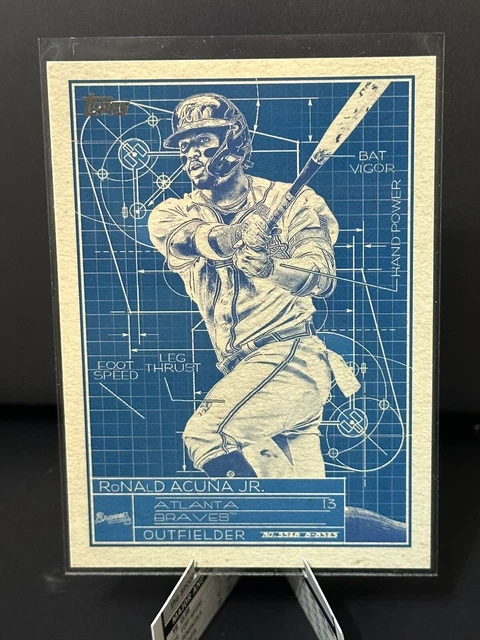 RONALD ACUNA JR. Superstars Blueprint #SB-8 2024 Topps Series One ...