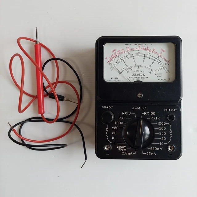 VINTAGE ELECTRIC MULTITESTER Jemco Industries Ltd Made in Japan $99.00 ...