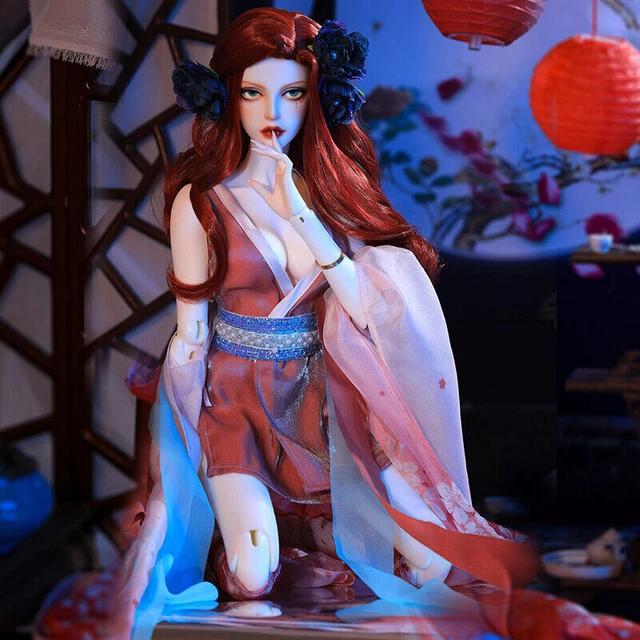 1/3 BJD DOLLS Sexy Girl Resin Ball Joint Eyes Face Makeup Toy Full Set Handmade $439.66 ...