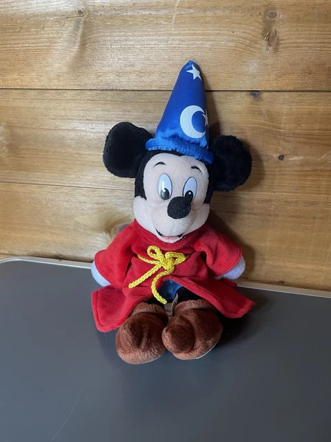 MICKEY MOUSE FANTASIA Wizard Sorcerers Disneyland Paris Resort Plush ...