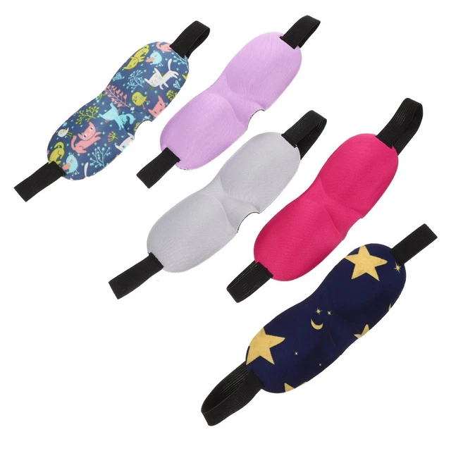 5 PCS BREATHABLE Sponge Lightproof Eye Mask Kids Sleeping Cover for ...