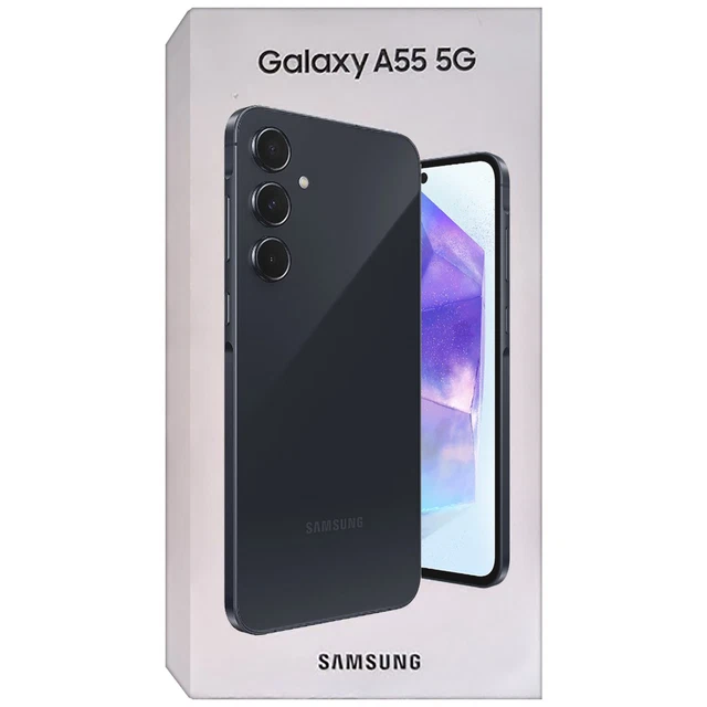 SAMSUNG GALAXY A55 5G Awesome Navy 128GB + 8GB Dual-SIM Unlocked OEM ...