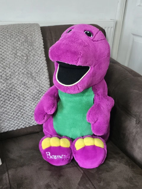 VERY LARGE VINTAGE 90s 2ft Tall Barney & Friends Dinosaur Plush Soft ...