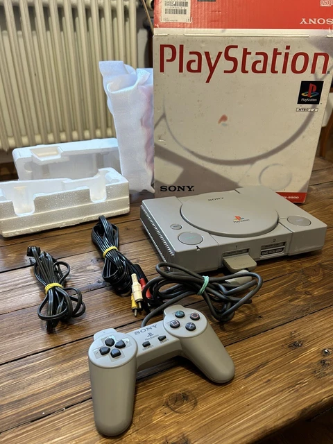 PLAYSTATION 1 BOX PS1 Fat Boxed Scph-5500 Giapponese NTSC-j Japan ...