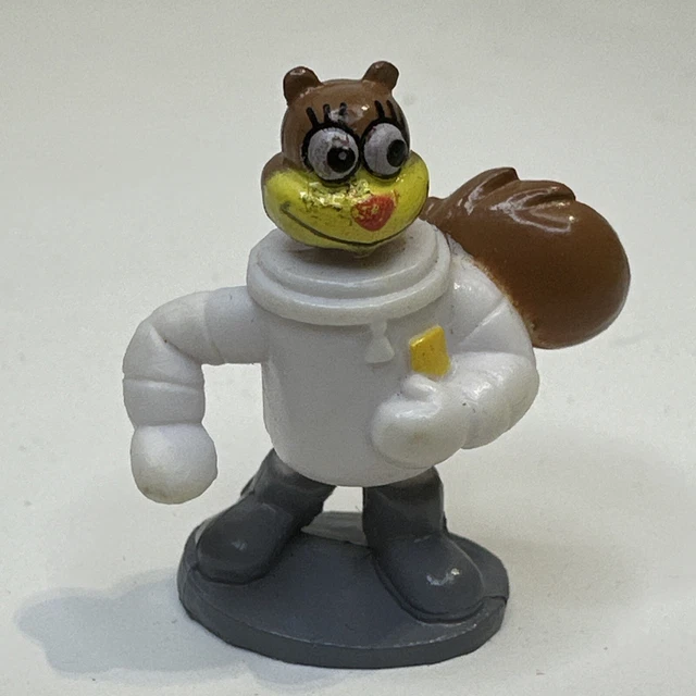 MINI SANDY CHEEKS Figurine Toy 1.25” Spongebob Squarepants Squirrel $2. ...