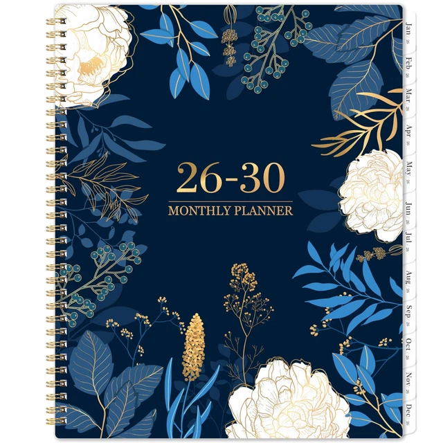 2026-2030 MONTHLY PLANNER - 5 Year Planner/Calendar 2026-2030, 11" x 9 ...