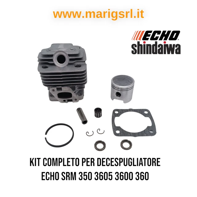 KIT COMPLETO CILINDRO pistone decespugliatore ECHO SRM 350 TES 3605 ...
