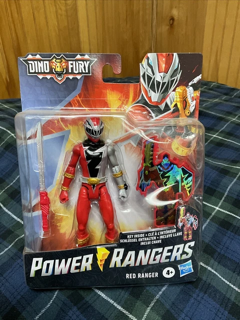 POWER RANGERS DINO Fury Red Ranger 6-Inch Action Figure with Dino Fury ...