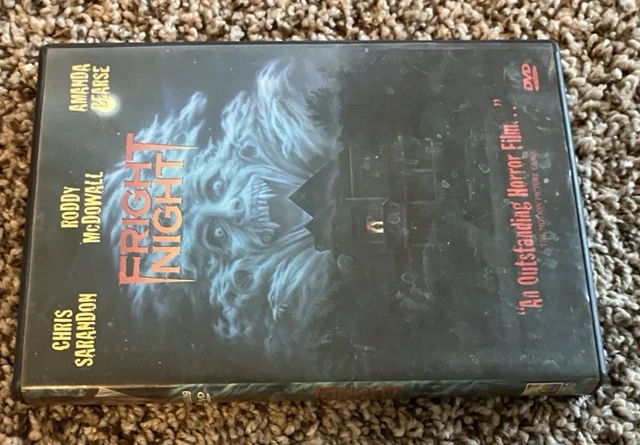 FRIGHT NIGHT DVD 1985 Chris Sarandon Roddy McDowall Amanda Bearse ...