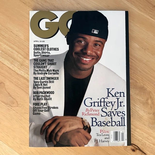GQ MAGAZINE APRIL 1996 - Ken Griffey Jr - Tea Leoni - PJ Harvey - Like ...