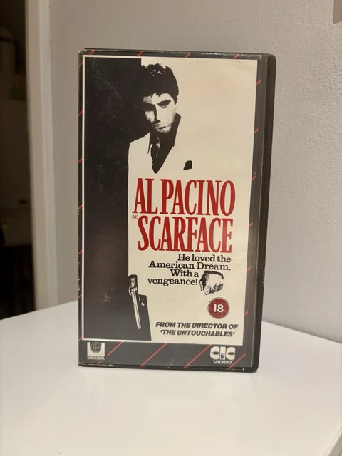 AL PACINO SCARFACE Vhs CIC Video 1983 Rare Cover Variant £0.99 ...