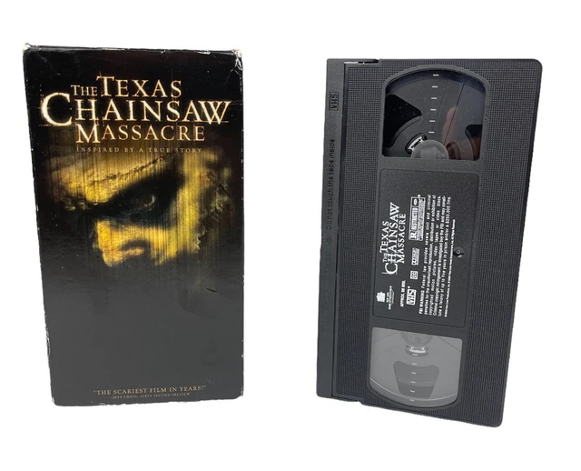 THE TEXAS CHAINSAW Massacre VHS, 2003 Remake Horror Slasher Jessica ...