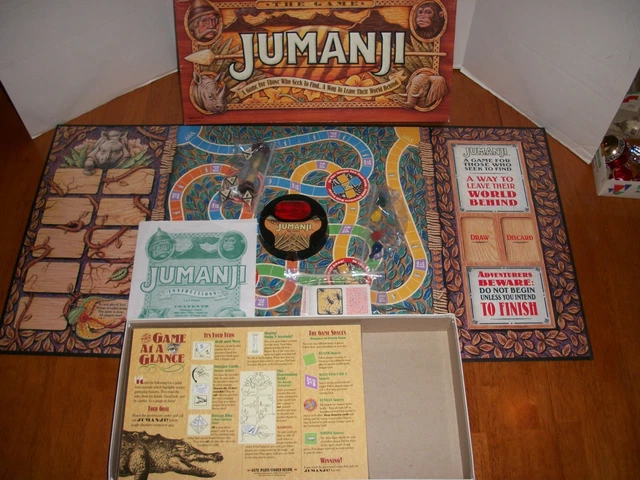 VINTAGE 1995 THE Original Jumanji Board Game~Complete! £9.12 - PicClick UK