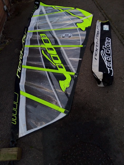 NORTH VOODOO 4.2M Windsurf sail £20.00 - PicClick UK