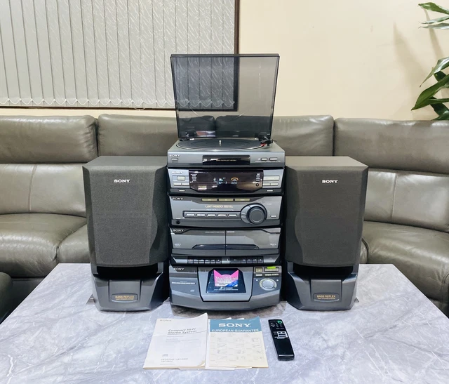 SONY LBT-XB20 SISTEMA Stereo Hi-Fi 5 Cd Cambiatore & Giradischi ...