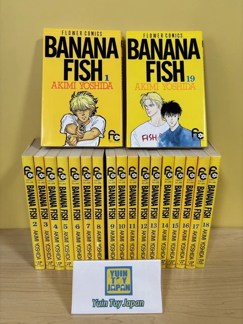 BANANA FISH COMIC Manga vol.1-19 Complete Book set Akimi Yoshida ...