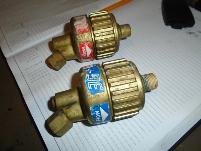 PAIR BOC MUREX flashback arrestors [oxygen and acetylene] £50.00 ...